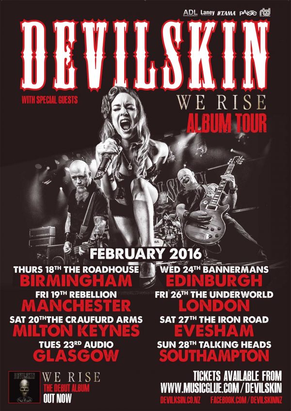 Devilskin announce UK tour in February - Stampede Press - Stampede Press
