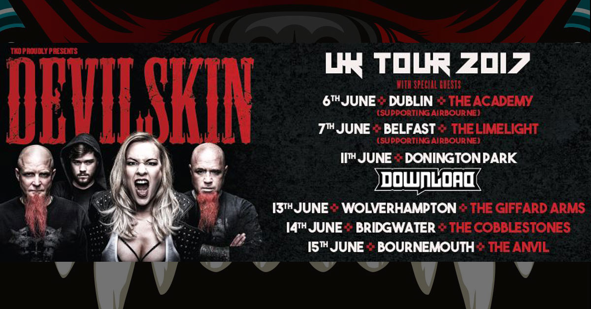 Devilskin Download Festival + UK/IRE Shows - Stampede Press - Stampede ...