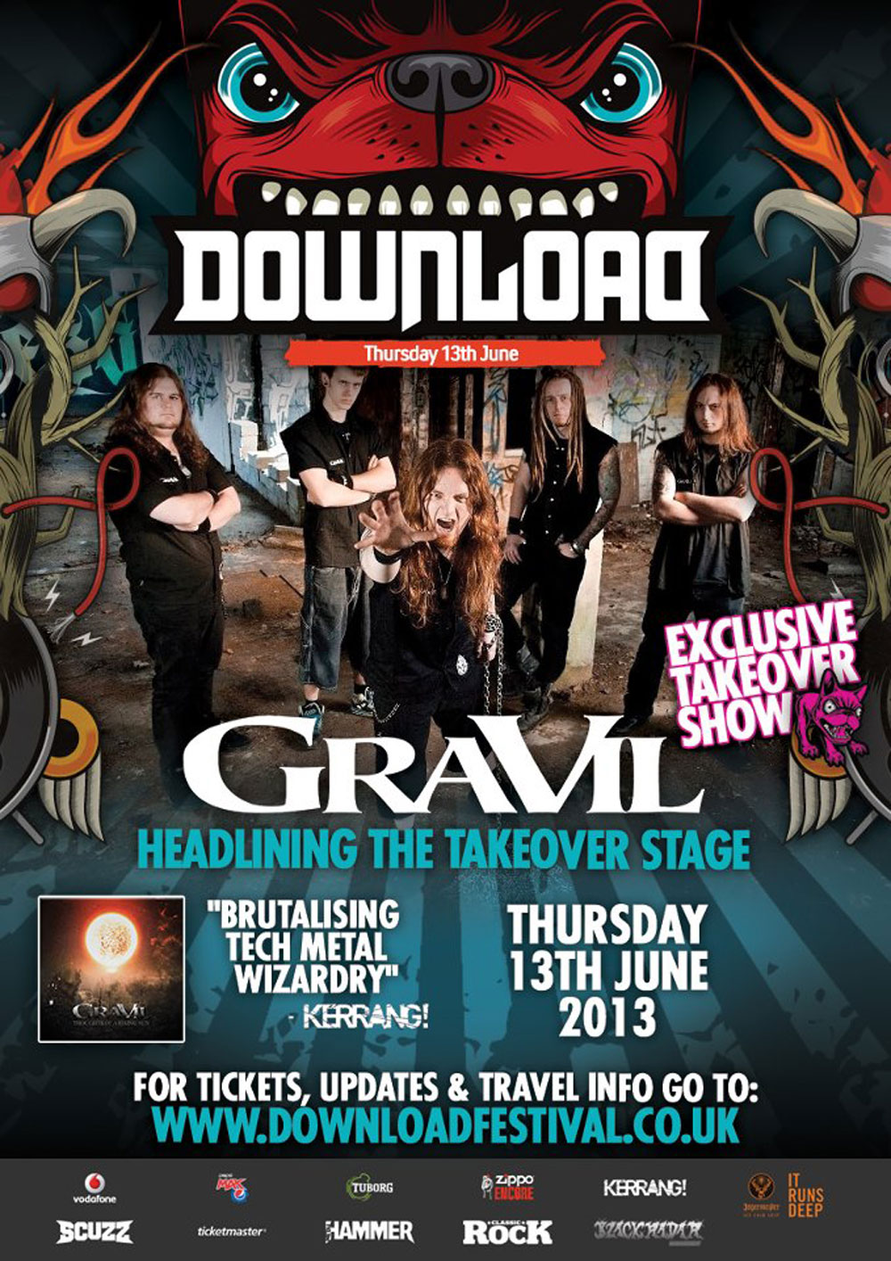 GraViL to headline Download Festival Takeover - Stampede Press ...