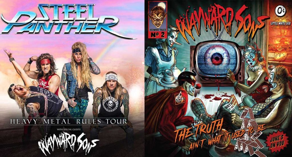 Wayward Sons Steel Panther Heavy Metal Rules Tour - Stampede Press ...